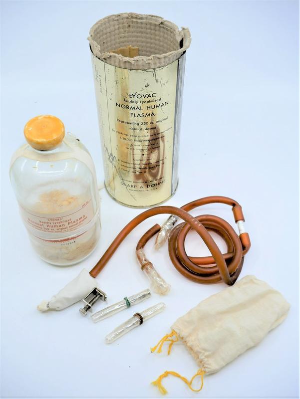 "Lyovac" Rapidly Lyophilized Normal Human Plasma Representing 250cc ...