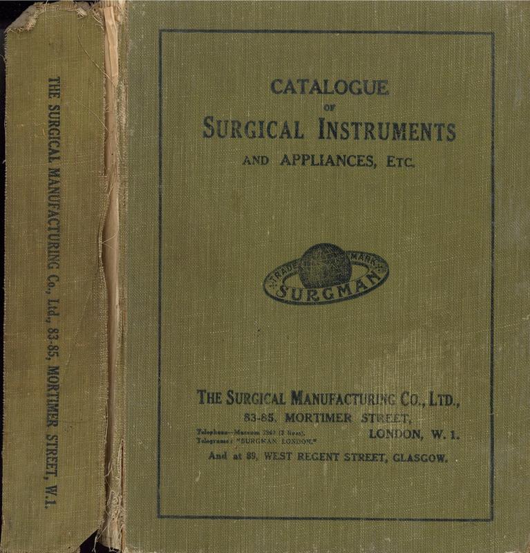 Catalogue of Surgical Instruments and Appliances, etc. - Faculty of ...