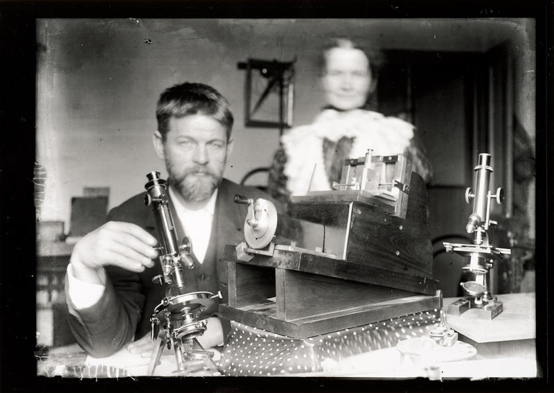 Henry J Grayson (1856–1918) with his micro-ruling engine - Faculty of ...