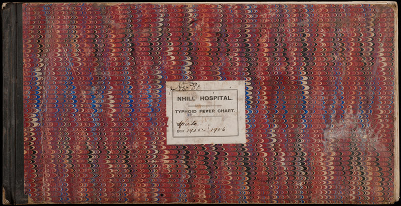 N & T St. Nhill Hospital Typhoid Fever Chart, No. Male, Year 1905 ...