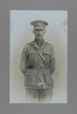 Portrait of Captain A C H Rothera (1880-1915) in army uniform - Faculty ...