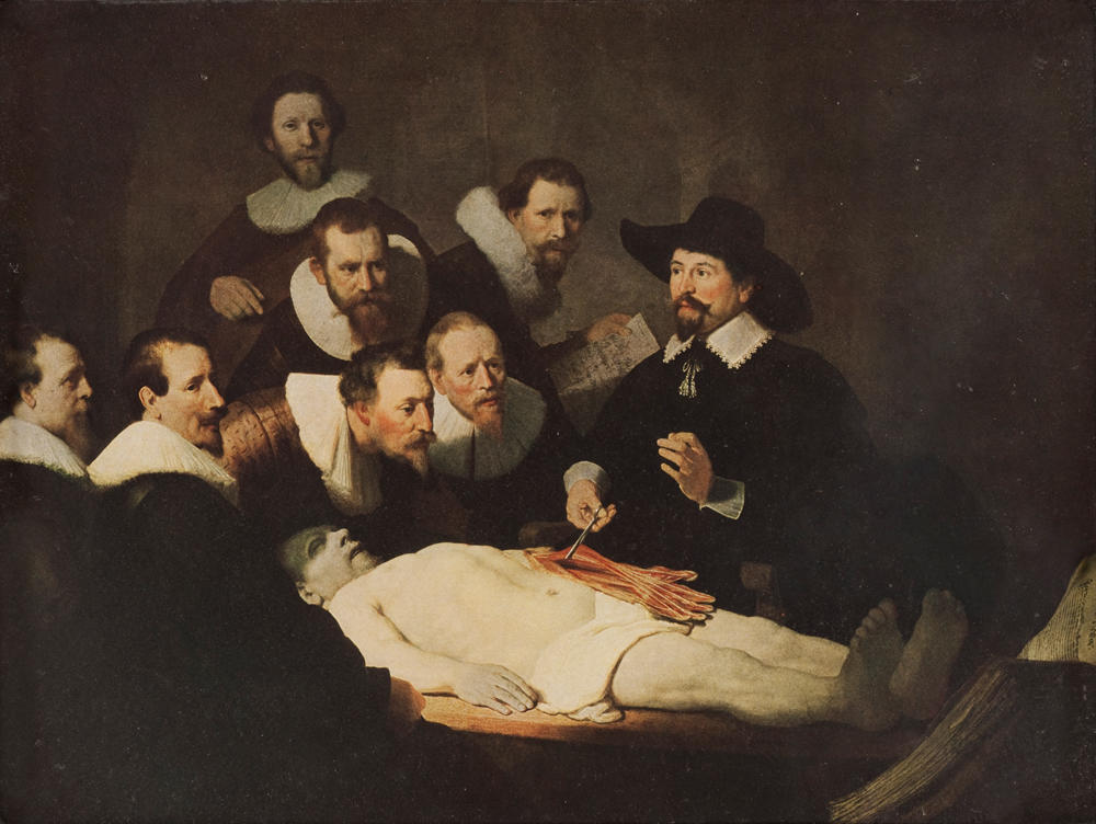 Reproduction of Rembrandt's "The anatomy lesson" - Faculty of Medicine ...