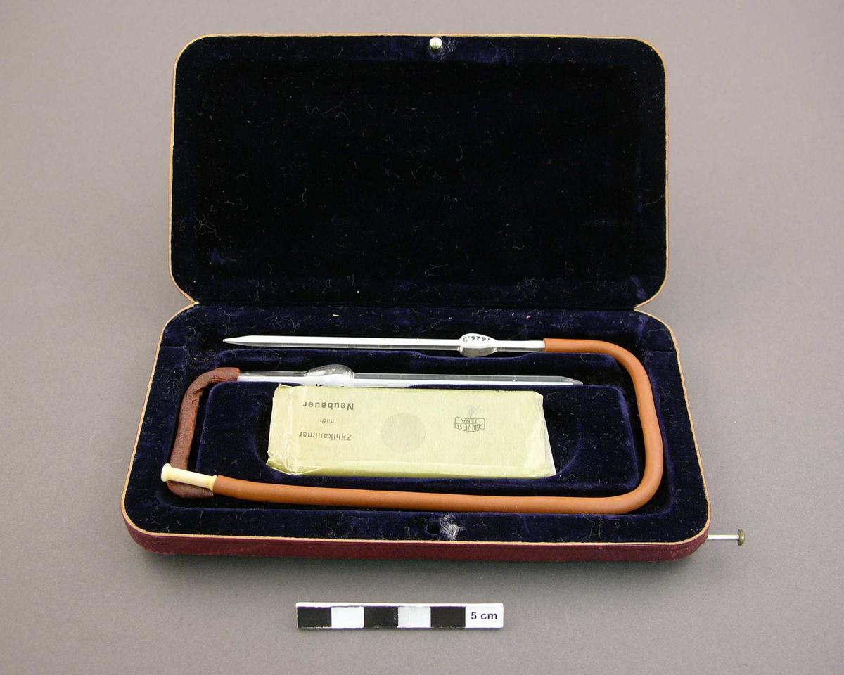 Haemocytometer kit with Neubauer counting cell calibrated 1000 Ml 117 ...