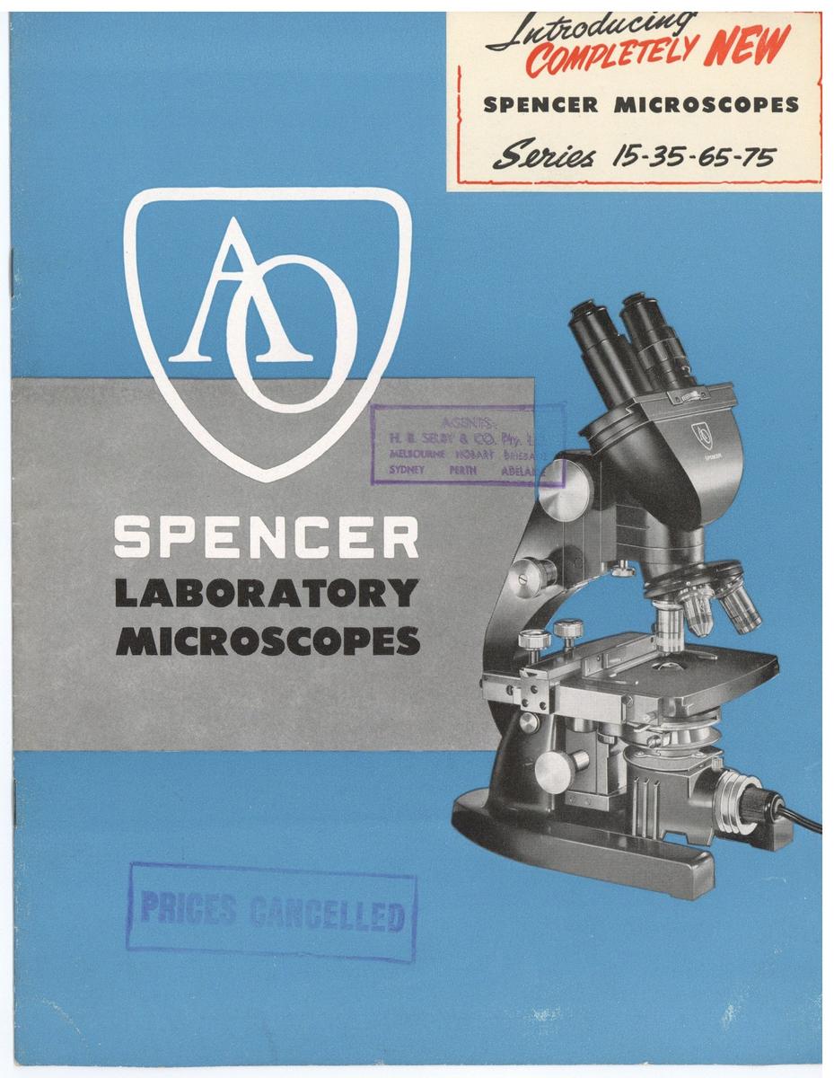 Spencer Laboratory Microscopes - Faculty of Medicine, Dentistry and Health Sciences Museums at ...