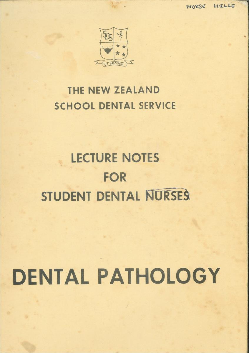 Lecture notes for Student Dental Nurses: Dental Pathology - Faculty of ...