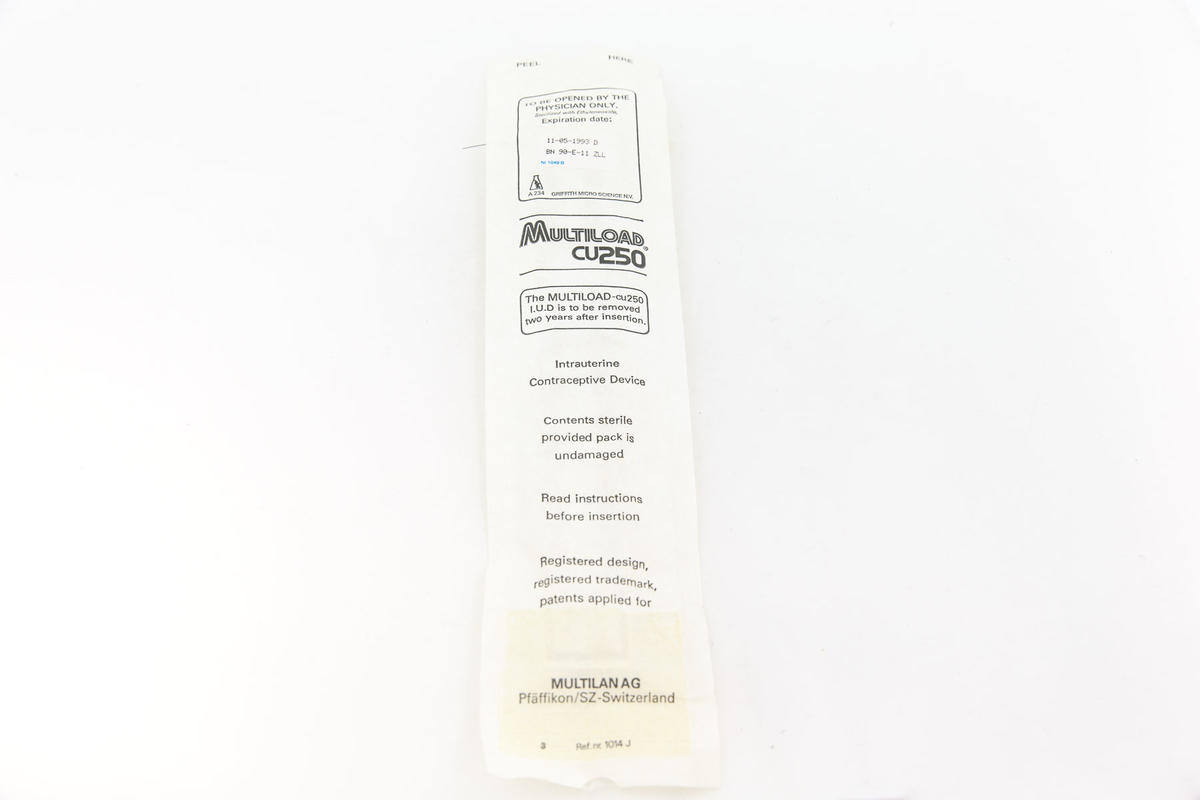 Multiload CU250 intra-uterine contraceptive device - Faculty of ...