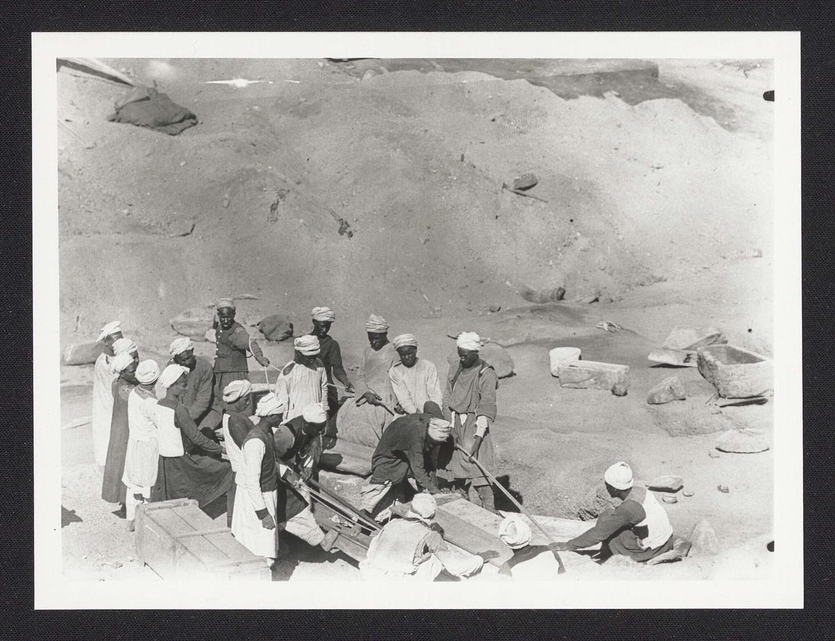 Vicary Lecture Illustrations: Excavation Site at Shellal, Nubia, Egypt ...