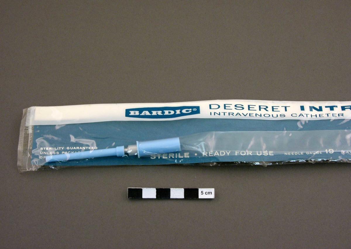 Intracath IV central venous catheter, in packaging, made by Deseret ...