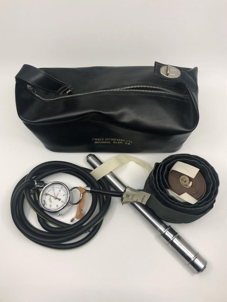 Sphygmomanometer kit in leather case, Zimmer Orthopaedic Ltd. - Faculty ...
